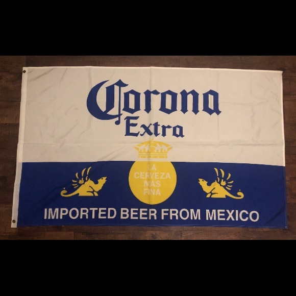 Corona | Art | Authentic Corona Beer Full Size Flag | Poshmark